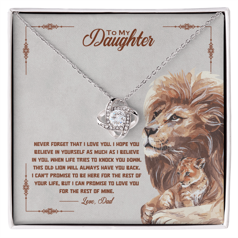 To my beautiful daughter, I promise to love you for the rest of my lif ...
